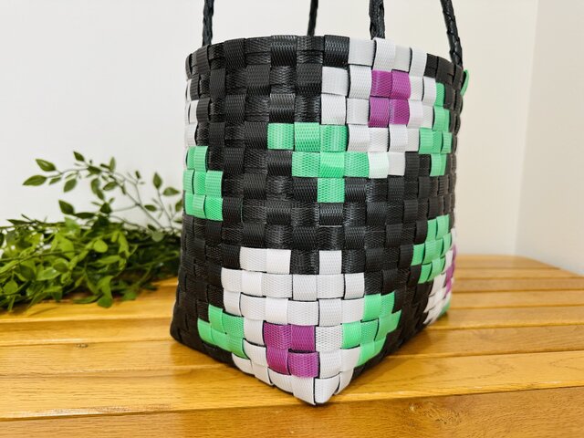 ハイビスカス ホヌ ハワイアン★プラカゴ★温泉・スパ・プール・海・スパバッグ 温泉バッグ プラバッグ エコバッグ PPバンド | iichi 日々の暮らしを心地よくするハンドメイドや ...