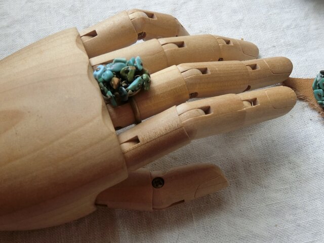 ＊happy price＊turquoiseのsuzunari*リング。＠ターコイズ フリーサイズ | iichi 日々の暮らしを心地よくするハンドメイドやアンティークのマーケットプレイス