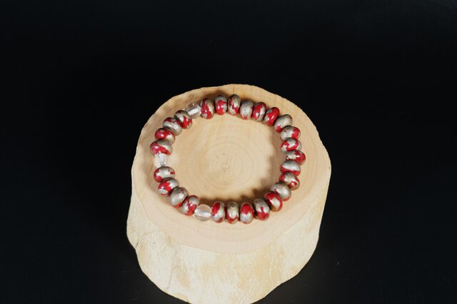 Makie Bracelet Suzu-Aka Hiratama 008 | iichi 日々の暮らしを心地よくするハンドメイドやアンティークのマーケットプレイス