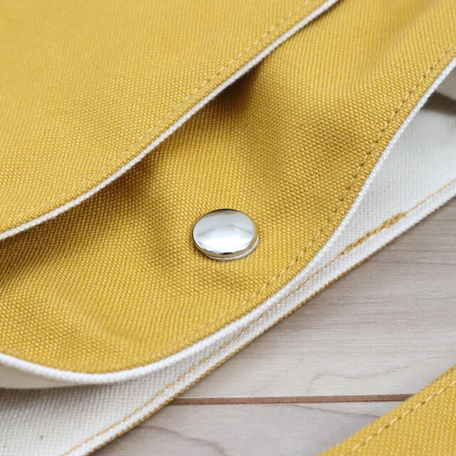 長財布がすっぽり入る大人の帆布ミニショルダーバッグ ポシェット ミニバッグ 帆布バッグ No.376 | iichi 日々の暮らしを心地よくするハンドメイドやアンティークのマーケットプレイス