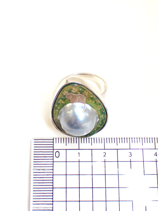 蒔絵リング ”幸せな午後” | iichi 日々の暮らしを心地よくするハンドメイドやアンティークのマーケットプレイス