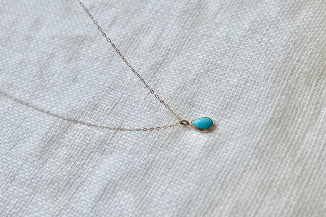 [arizona turquoise]necklace | iichi 日々の暮らしを心地よくするハンドメイドやアンティークのマーケットプレイス
