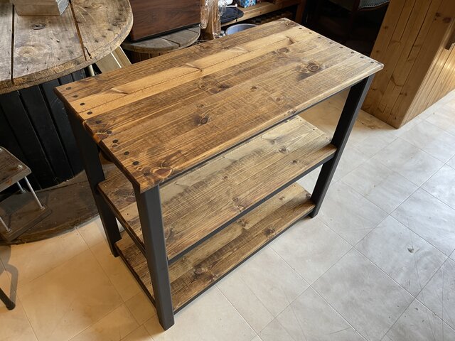 在庫あり 即納 Ok Hotaru キャビネット 棚 ダークウォールナット ブラック キッチン リビング 天然木 | iichi 日々の暮らしを心地よくするハンドメイドやアンティークの ...