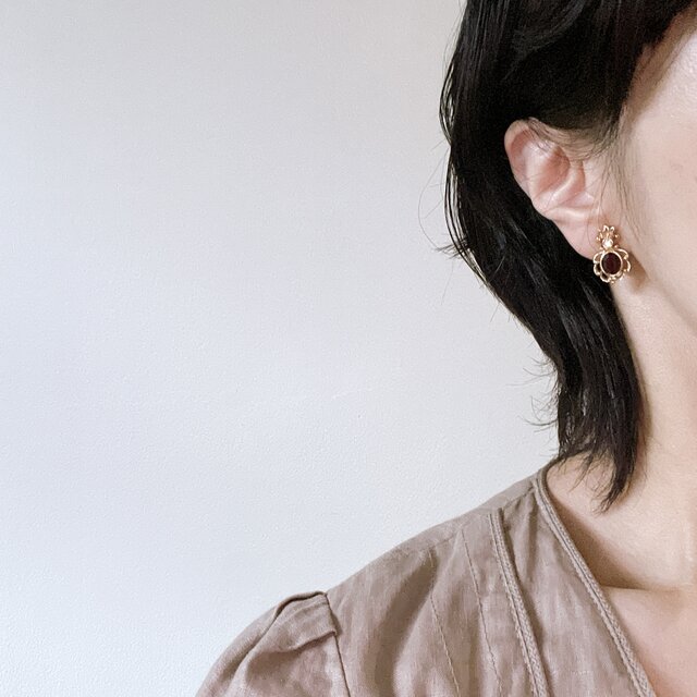 YA122-【 AVON 】エイボン・ヴィンテージイヤリング 1970〜80s Red Rhinestone Pineapple | iichi 日々の暮らしを心地よくするハンドメイドや ...