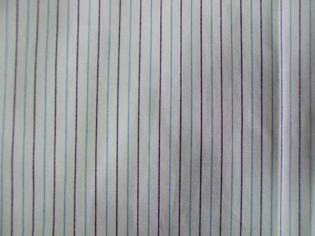 白地×紺×水色のピンストライプ柄 スタンドカラーオーバーサイズフレンチスリーブプルオーバー M~LLサイズ 綿100％ | iichi 日々の暮らしを心地よくするハンドメイドやアンティークの ...