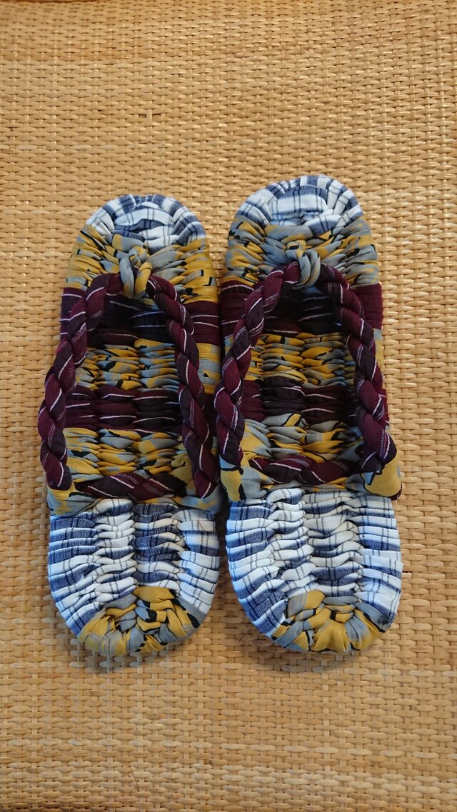 布ぞうり 25～26cm | iichi 日々の暮らしを心地よくするハンドメイドやアンティークのマーケットプレイス