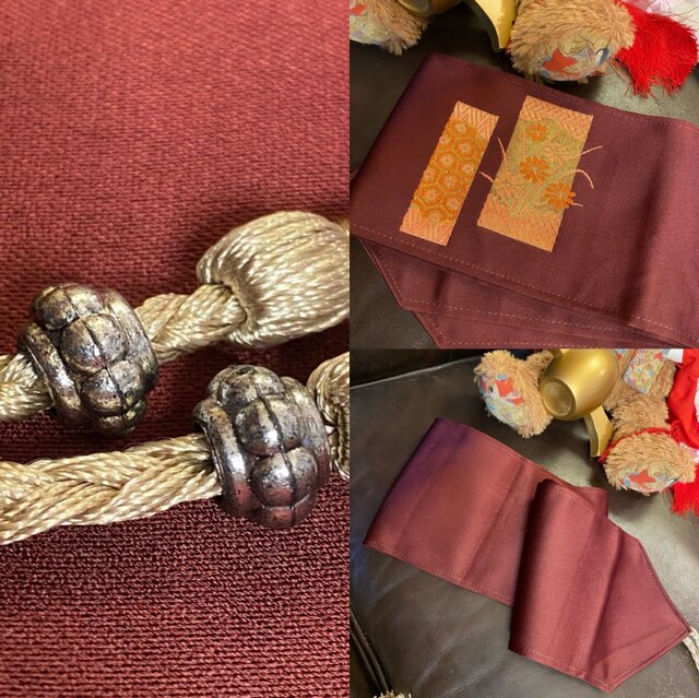 和洋折衷 着物 リメイク ワンピース ドレス 名古屋帯サッシュベルト レトロ 古着 和 モダン ハンドメイド KW-440 | iichi 日々の暮らしを心地よくするハンドメイドやアンティーク ...