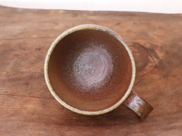 備前焼 コーヒーカップ(丸)・波 c4-100 | iichi 日々の暮らしを心地よくするハンドメイドやアンティークのマーケットプレイス