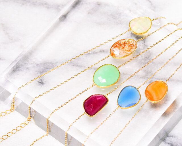 K18 カーネリアン ブレスレット 1点もの CD128CIBS | iichi 日々の暮らしを心地よくするハンドメイドやアンティークのマーケットプレイス