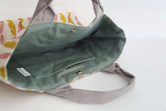 リネントートバッグ_W "baguette_P&Y" | iichi 日々の暮らしを心地よくするハンドメイドやアンティークのマーケットプレイス