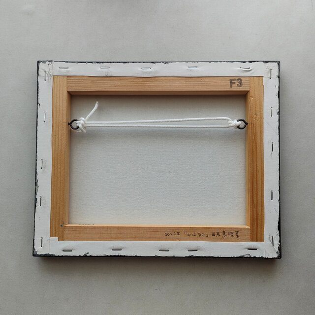 原画「おはなみ」キャンバス F3号 | iichi 日々の暮らしを心地よくするハンドメイドやアンティークのマーケットプレイス