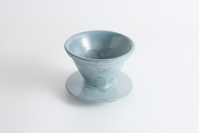 Coffee dripper B・Turquoise Blue | iichi 日々の暮らしを心地よくするハンドメイドやアンティークのマーケットプレイス