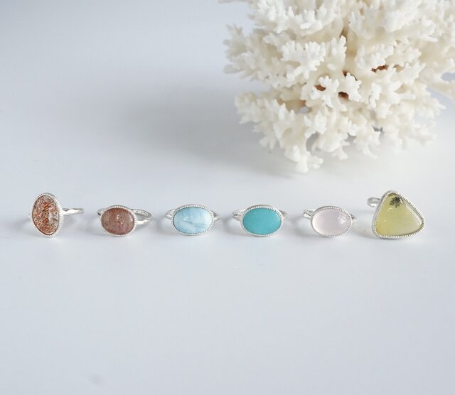 Yellow opal ring [OP773SV] | iichi 日々の暮らしを心地よくするハンドメイドやアンティークのマーケットプレイス