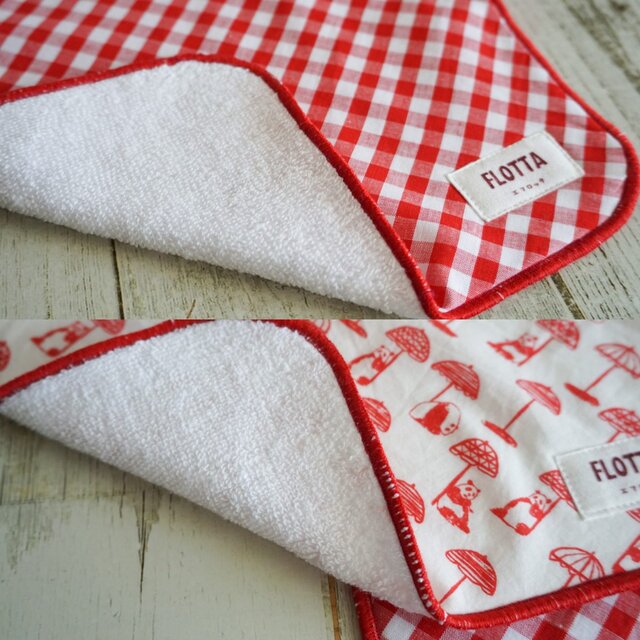 エフロッタのタオルハンカチ2枚set | iichi 日々の暮らしを心地よくするハンドメイドやアンティークのマーケットプレイス