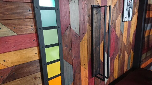 マットブラックでアイアンなトイレットペーパーストッカー♪ 133×101×700mm エボニーブラック | iichi 日々の暮らしを心地よくするハンドメイドやアンティークのマーケットプレイス