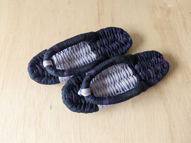 布ぞうり 25cm | iichi 日々の暮らしを心地よくするハンドメイドやアンティークのマーケットプレイス