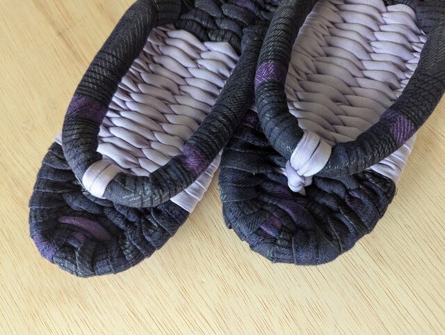 布ぞうり 25cm | iichi 日々の暮らしを心地よくするハンドメイドやアンティークのマーケットプレイス