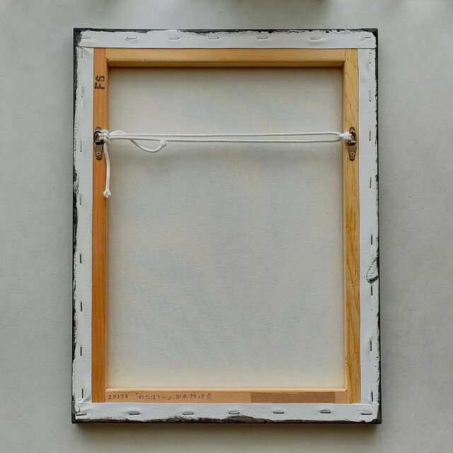 原画「わたぼうし」キャンバス F6号 | iichi 日々の暮らしを心地よくするハンドメイドやアンティークのマーケットプレイス