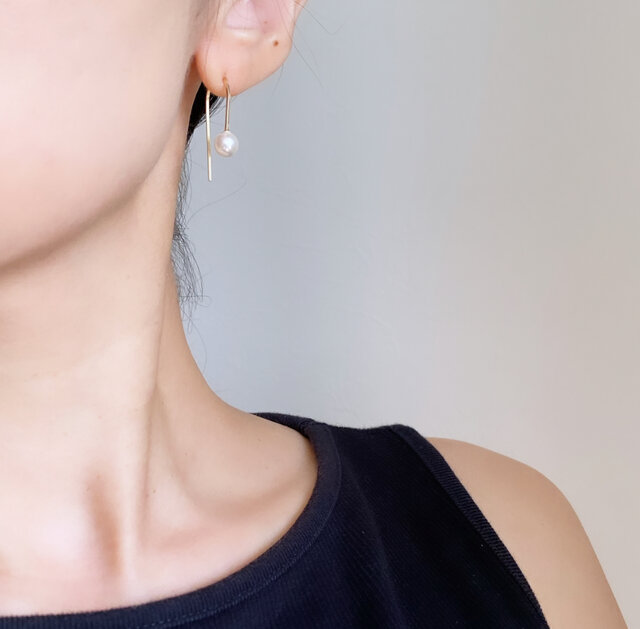 2way Swing Pearl ball M 14kgf サージカルステンレス パール | iichi 日々の暮らしを心地よくするハンドメイドやアンティークのマーケットプレイス