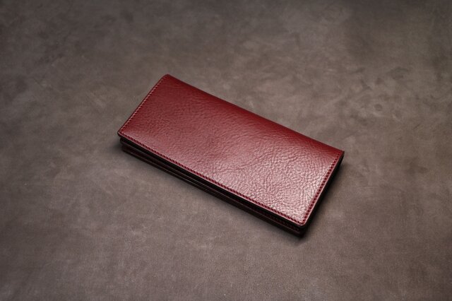 【スタンダード長財布】ネブラスカ ワイン EA-011 | iichi 日々の暮らしを心地よくするハンドメイドやアンティークのマーケットプレイス