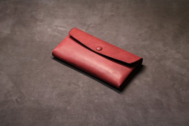 【ショート長財布】国産オイル ワイン EA-015 | iichi 日々の暮らしを心地よくするハンドメイドやアンティークのマーケットプレイス