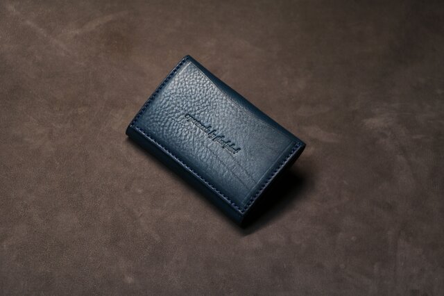 【カードも入るコインケース】ネブラスカ ブルー EB-007 | iichi 日々の暮らしを心地よくするハンドメイドやアンティークのマーケットプレイス