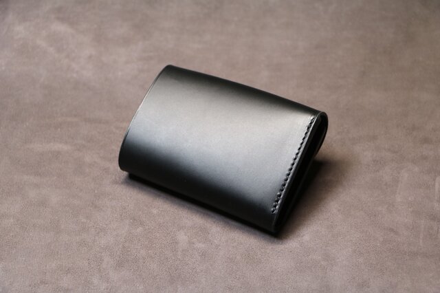 【コンパクトコインウォレット】ブッテーロ ブラック EB-006 | iichi 日々の暮らしを心地よくするハンドメイドやアンティークの ...