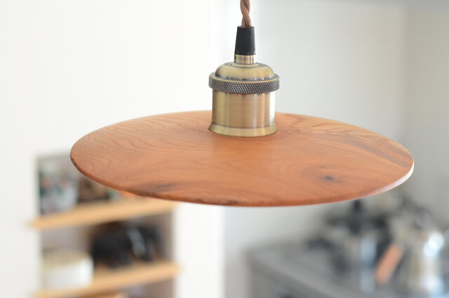 欅のペンダントライト、シェードΦ200～220/style-B #0168 | iichi 日々の暮らしを心地よくするハンドメイドやアンティークのマーケットプレイス