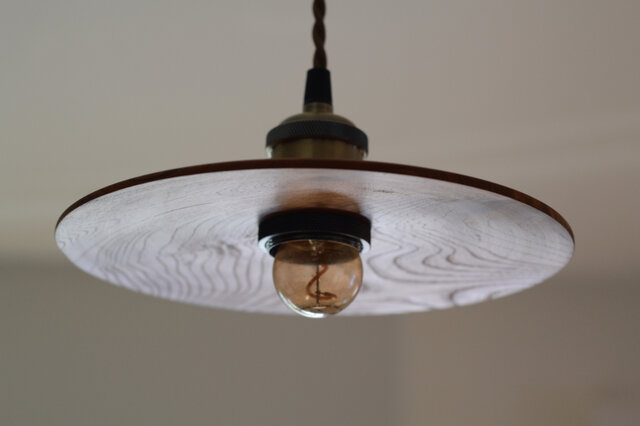 欅のペンダントライト、シェードΦ200～220/style-B #0168 | iichi 日々の暮らしを心地よくするハンドメイドやアンティークのマーケットプレイス