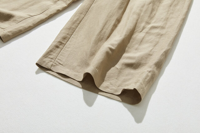 ★秋の福袋★2点セット マルエリシャツ＋コットンリネンパンツ 220307-2 200907-9 | iichi 日々の暮らしを心地よくするハンドメイドやアンティークのマーケットプレイス