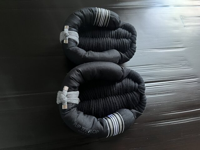 【FLIP TEE FLOP】13cm スポーティー あしなか ブラック【No.311】 | iichi 日々の暮らしを心地よくするハンドメイドやアンティークのマーケットプレイス