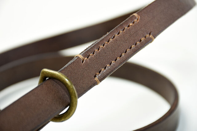 姫路レザーIGリード（レバーナスカン）／ローストブラウン | iichi 日々の暮らしを心地よくするハンドメイドやアンティークのマーケットプレイス