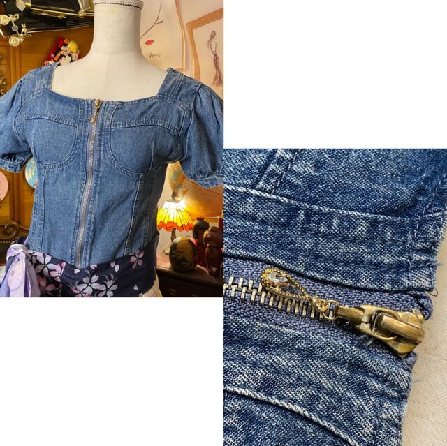 和洋折衷 浴衣 ロング ワンピース パッチワーク リメイク コラージュ ドッキング 0-53 | iichi 日々の暮らしを心地よくするハンドメイドやアンティークのマーケットプレイス