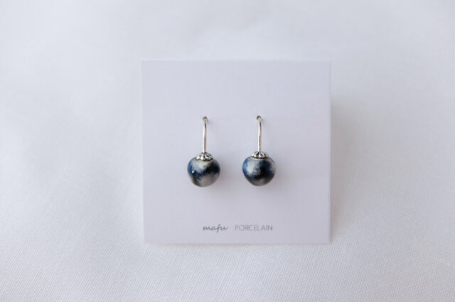 ピアス grain bleu SV925 | iichi 日々の暮らしを心地よくするハンドメイドやアンティークのマーケットプレイス