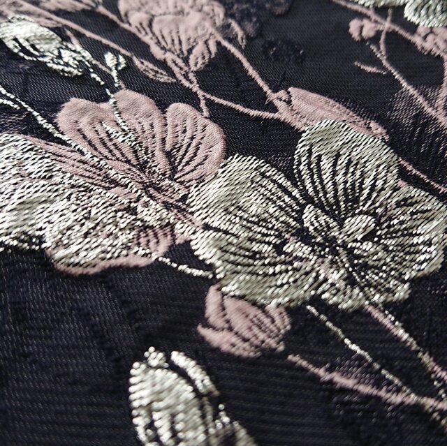 flower jacquard 2way bag [navy] | iichi 日々の暮らしを心地よくするハンドメイドやアンティークのマーケットプレイス