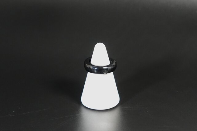 Urushi Ring - Kuro 007 12号 | iichi 日々の暮らしを心地よくするハンドメイドやアンティークのマーケットプレイス