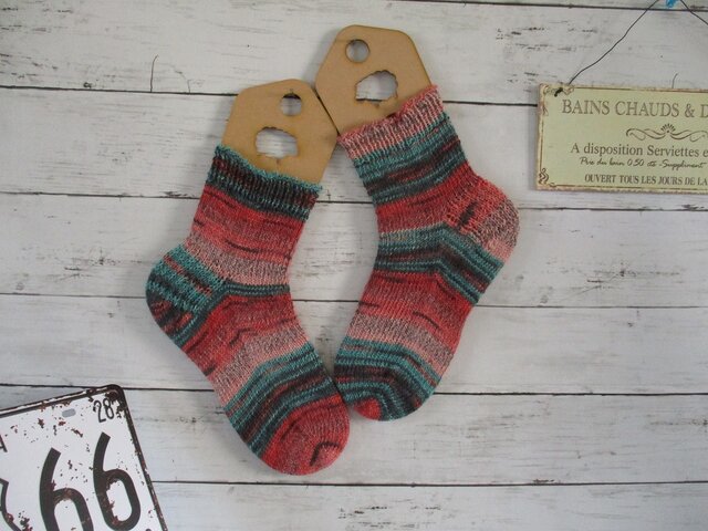 [J様オーダー品] 冷え取りソックス Opal Zauberwald 11447 | iichi 日々の暮らしを心地よくするハンドメイドやアンティークのマーケットプレイス