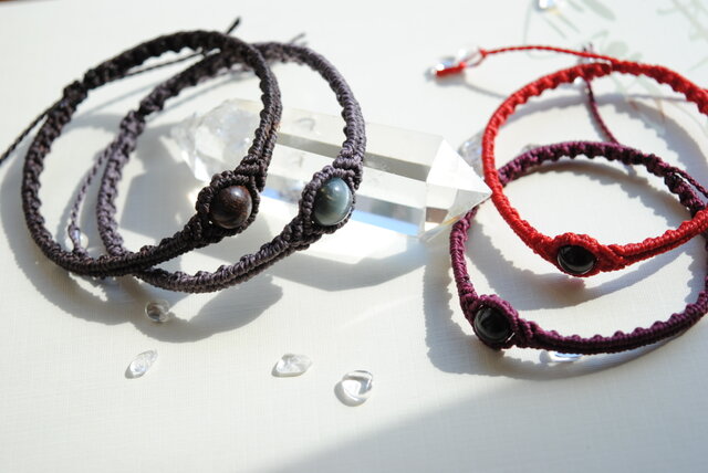 ブロンザイトブレスレット＊10㎜ | iichi 日々の暮らしを心地よくするハンドメイドやアンティークのマーケットプレイス