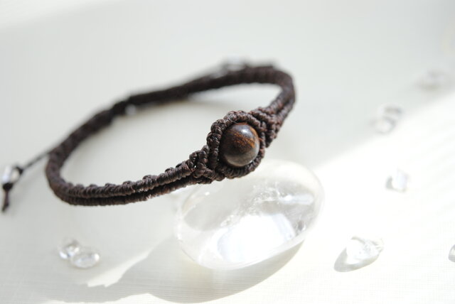 ブロンザイトブレスレット＊10㎜ | iichi 日々の暮らしを心地よくするハンドメイドやアンティークのマーケットプレイス