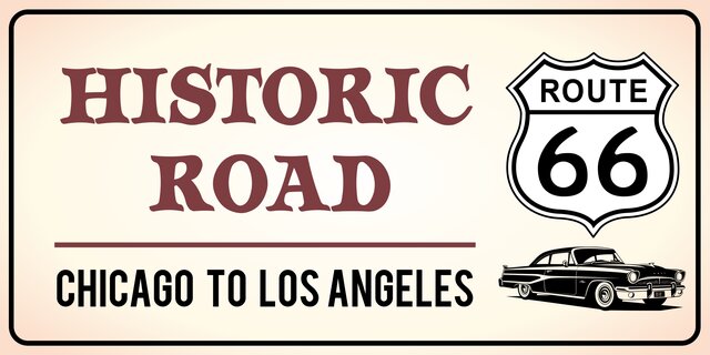【オーダー無料】ルート66 ヒストリックロード シカゴ サンフランシスコ アメ車 ガレージ 照明 看板 置物 雑貨 ライトBOX | iichi 日々の暮らしを心地よくするハンドメイドや ...