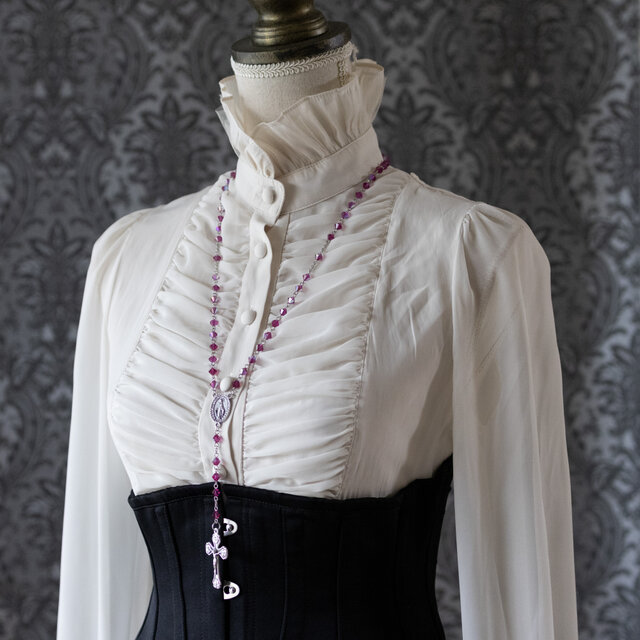 【バースデーカラーのロザリオ】10月/ピンクトルマリン 誕生月カラー プレシオサ | iichi 日々の暮らしを心地よくするハンドメイドやアンティークのマーケットプレイス