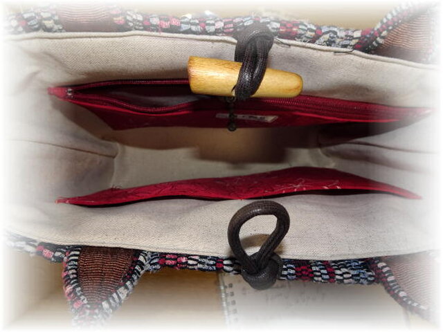 裂き織りトート （小） B－171 | iichi 日々の暮らしを心地よくするハンドメイドやアンティークのマーケットプレイス