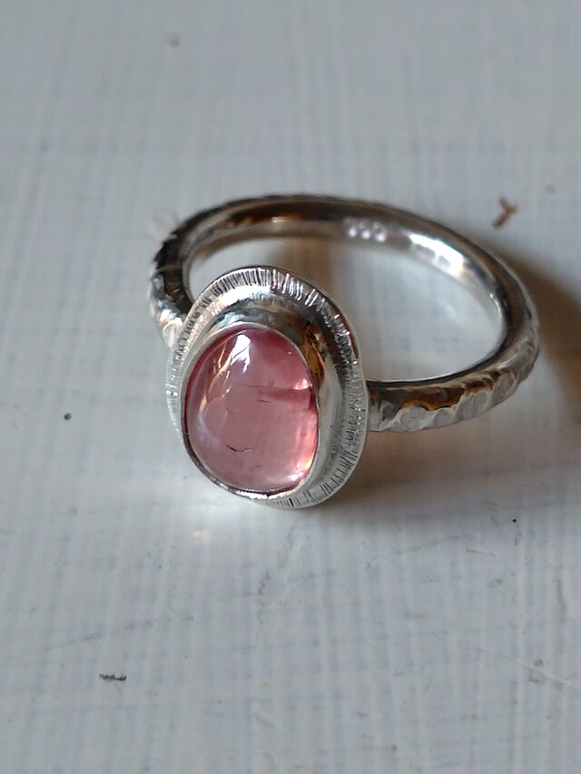 スイートホーム鉱山産ロードクロサイトシルバーリング#9.5 | iichi 日々の暮らしを心地よくするハンドメイドやアンティークのマーケットプレイス