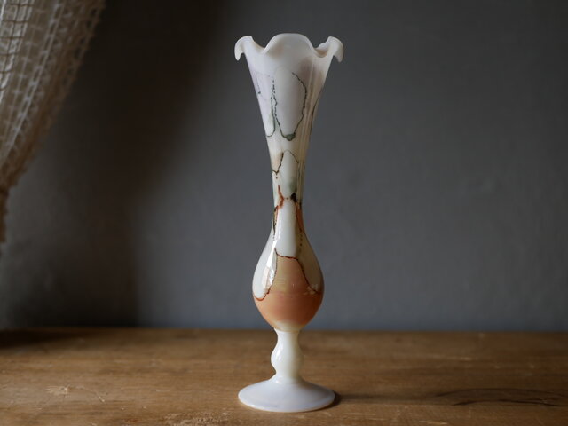 フラワーベース マーブル フランスヴィンテージ ブロカントのある暮らし | iichi 日々の暮らしを心地よくするハンドメイドやアンティークの ...