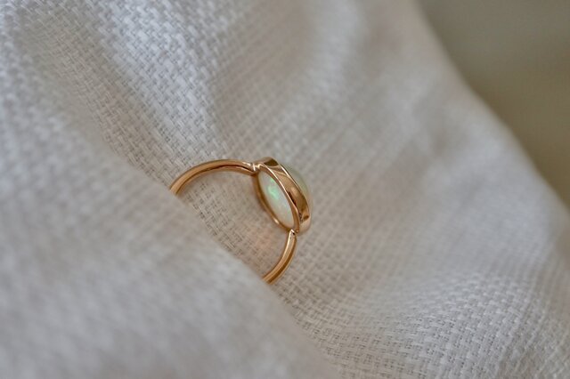 K10[遊色美人なethiopian opal]ring | iichi 日々の暮らしを心地よくするハンドメイドやアンティークのマーケットプレイス