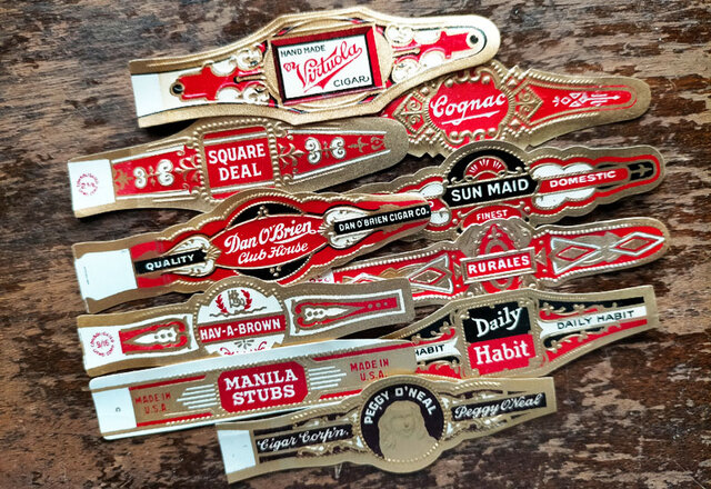 Special10枚！Vintageシガーバンドラベル【U.S.A.】 DA-CO082 | iichi 日々の暮らしを心地よくするハンドメイドやアンティークのマーケットプレイス