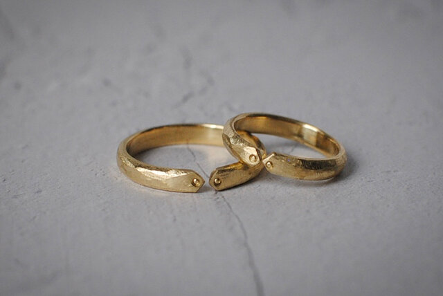 Wrap- brass ring | iichi 日々の暮らしを心地よくするハンドメイドやアンティークのマーケットプレイス