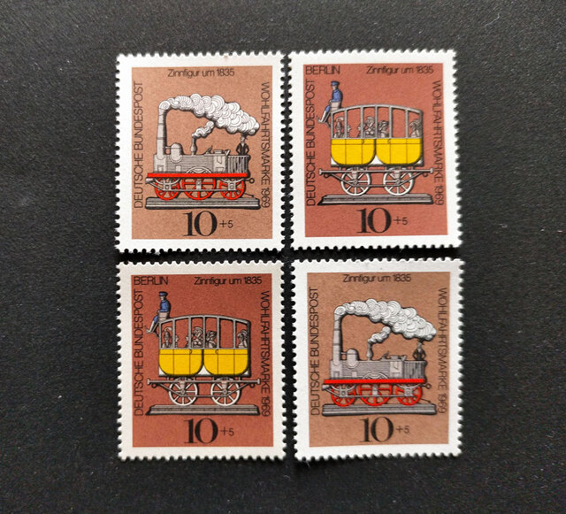 ドイツ切手（ブリキのおもちゃ2種）Germany DA-STE150 | iichi 日々の暮らしを心地よくするハンドメイドやアンティークのマーケットプレイス