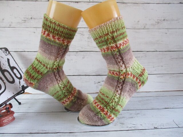 冷え取りソックス ショートタイプ Opal Sweet & Spicy 6755 Spice | iichi 日々の暮らしを心地よくするハンドメイドやアンティークのマーケットプレイス