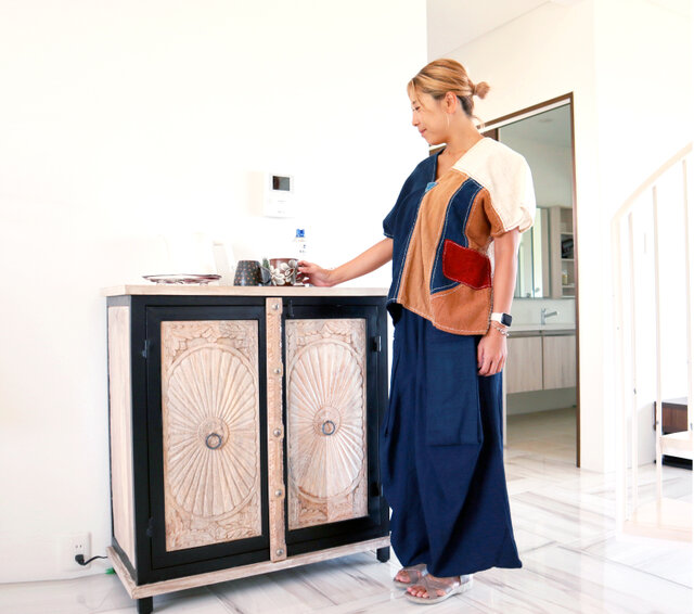 20％OFF 竹布（たけふ）で仕立てたインディゴ染めワイドパンツ | iichi 日々の暮らしを心地よくするハンドメイドやアンティークのマーケットプレイス